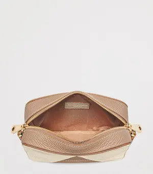 ASPINAL OF LONDON Leather Camera Bag - Neutral