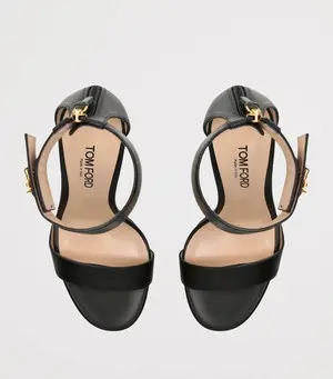 TOM FORD Leather Padlock Stilettos