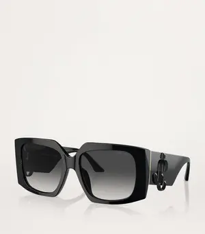 JIMMY CHOO Acetate Jc5006u Sunglasses - Black