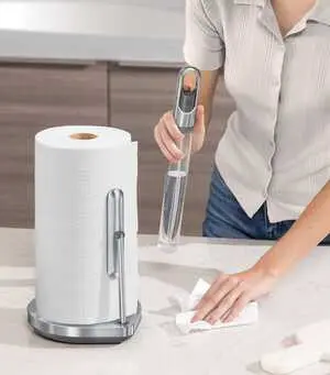 SIMPLEHUMAN Paper Towel Holder And Spray Pump