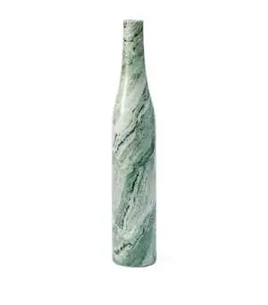 POLSPOTTEN Marble Heritage Bottle Candle Holder - Green