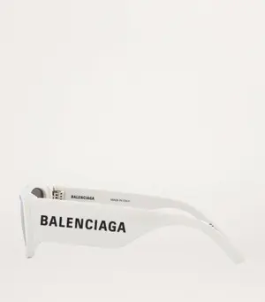 Balenciaga Acetate 6e000281 Sunglasses - White