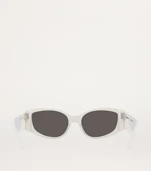 Balenciaga Acetate 6e000281 Sunglasses - White