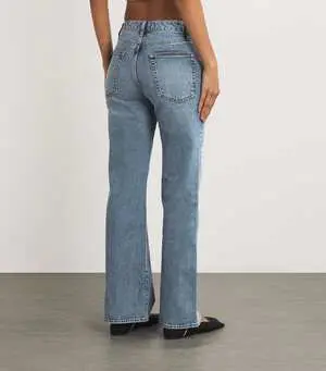 FRAME The Pixie Arrow Bootcut Jeans - Navy