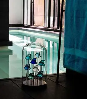 Lalique Crystal Fish Sculpture - Clear