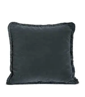 SOHO HOME Velvet Margeaux Cushion - Grey
