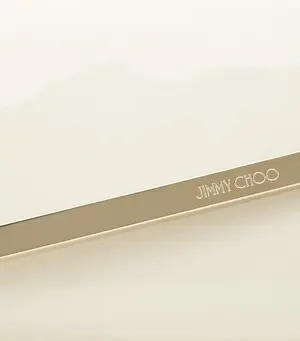 JIMMY CHOO Leather Emmie Clutch - White
