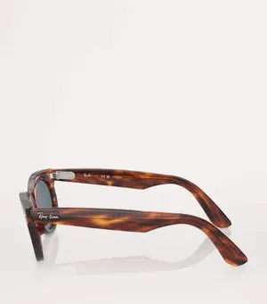 Ray-ban Wayfarer Oval Sunglasses - Brown