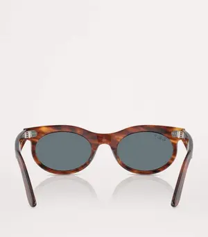 Ray-ban Wayfarer Oval Sunglasses - Brown