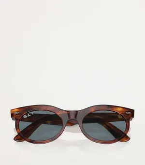 Ray-ban Wayfarer Oval Sunglasses - Brown