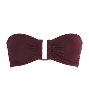 ERES Show Bandeau Bikini Top - Burgundy