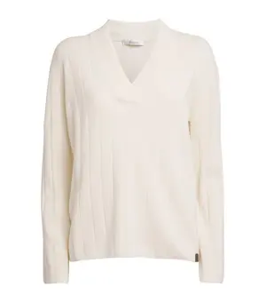Max Mara Cashmere V-neck Pullover