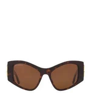 Balenciaga Acetate 06e000311 Sunglasses Brown