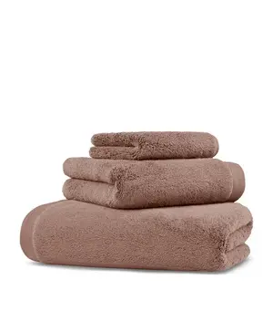 HAMAM Organic Cotton Olympia Bath Towel - Pink