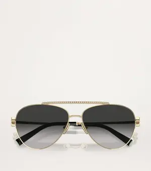 Tiffany & Co. Acetate Sunglasses - Gold