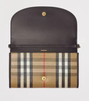 Burberry Check Chain Wallet