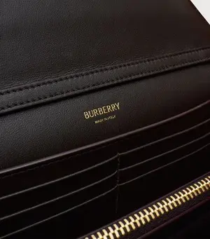 Burberry Check Chain Wallet