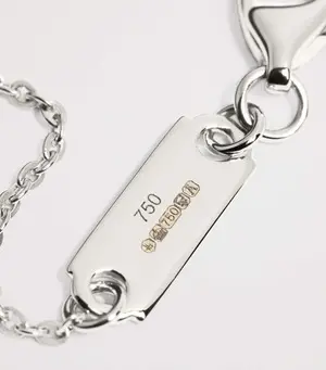 Harrods 18-karat Gold And Diamond Pendant Necklace
