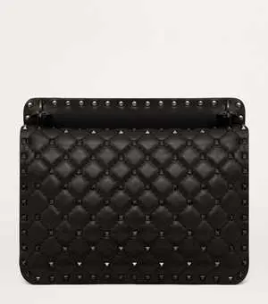 Valentino Garavani Leather Rockstud Spike Shoulder Bag