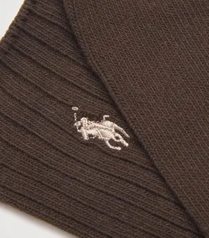 Polo Ralph Lauren Cotton-blend Crew Socks - Brown