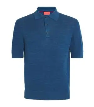 Isaia Button Down Polos For Men