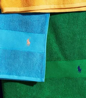 Ralph Lauren Polo Player Hand Towel - Turquoise