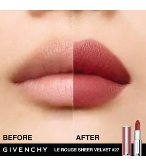 Givenchy Le Rouge Sheer Velvet Refillable Matte Lipstick - Red