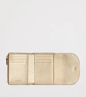 JIMMY CHOO Curve Marinda Leather Wallet