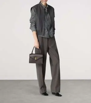 Bottega Veneta Nodo Piano Top-handle Bag - Brown