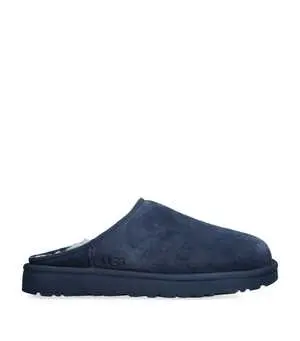 UGG Classic Suede Slippers - Navy