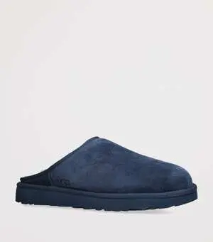 UGG Classic Suede Slippers - Navy