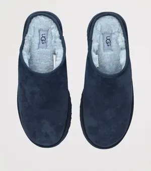 UGG Classic Suede Slippers - Navy