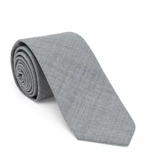 Brunello Cucinelli Virgin Wool Neck Tie - Grey