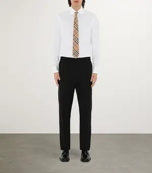 Burberry Silk Vintage Check Neck Tie - Beige