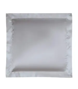 Gingerlily Silk Windsor Square Cushion - Silver