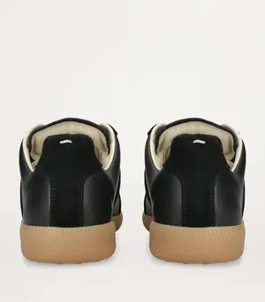 MAISON MARGIELA Leather Replica Sneakers - Black