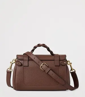 Mulberry Mini Leather Alexa Crossbody Bag - Brown