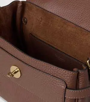 Mulberry Mini Leather Alexa Crossbody Bag - Brown