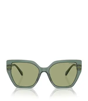 SWAROVSKI Acetate SK6016 Sunglasses Green