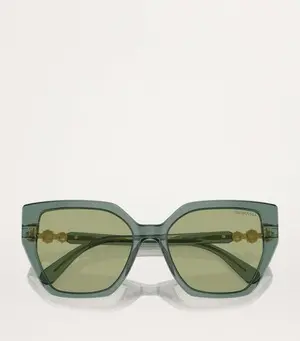 SWAROVSKI Acetate Sk6016 Sunglasses - Green