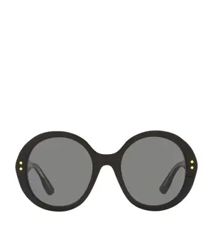 Gucci Round Acetate Sunglasses