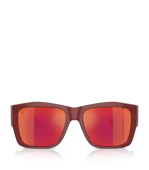 FERRARI Acetate Sunglasses - Red