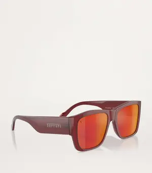 FERRARI Acetate Sunglasses - Red