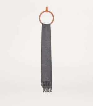 Loewe Wool-cashmere Anagram Scarf