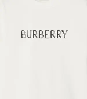 Burberry Cotton Logo Slim T-shirt - White