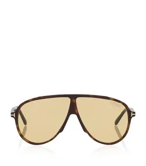 TOM FORD Vladimir Pilot Sunglasses - Brown