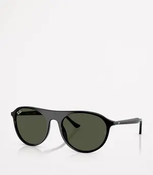 Ray-ban Rounded Square Sunglasses - Black