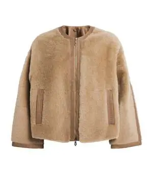 Max Mara Shearling Jackets For Women