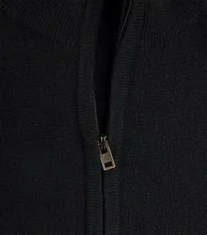 Vince Quarter-zip Cashmere Sweater - Black