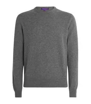 Ralph Lauren Purple Label Cashmere Crew-neck Sweater - Grey
